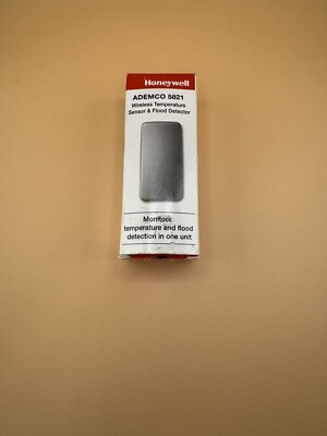 Brand New Honeywell 5821 Wireless Temperature Sensor & Flood Detector w ...