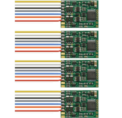 NCE D13W-4 ~ New 2025 ~ DCC Decoder Direct Wire ~ 4 Functions ~ 4 Pcs ...