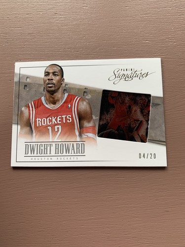 2013-14 Panini - Signatures Basketball: Dwight Howard Rookie Card #/20 ...