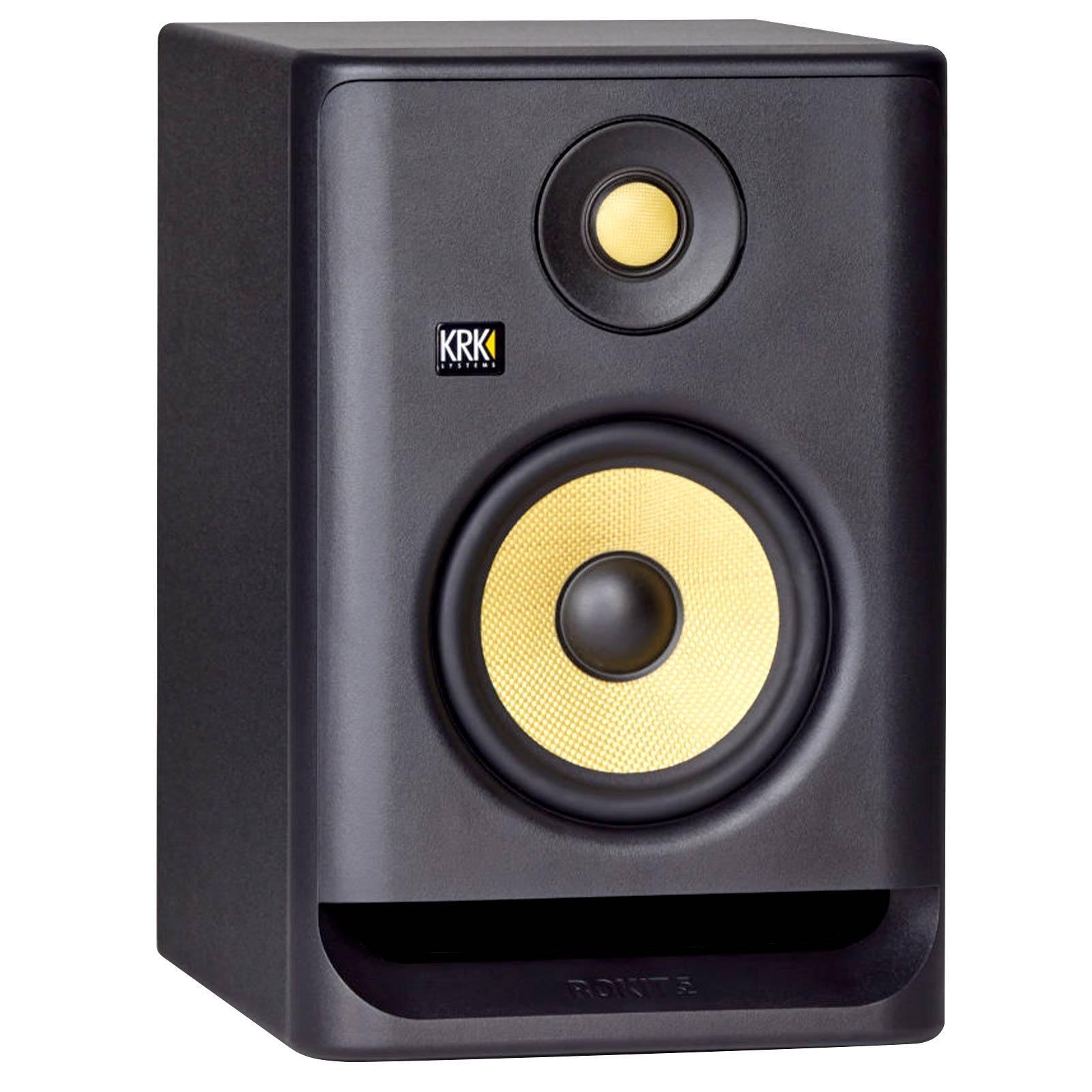 KRK Rokit 5 G4 RP5G4 5" Powered Studio Reference Monitor Speakers Pair ...