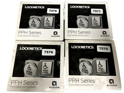 Locknetics PPH Series Push Plate Exit Buttons | eBay