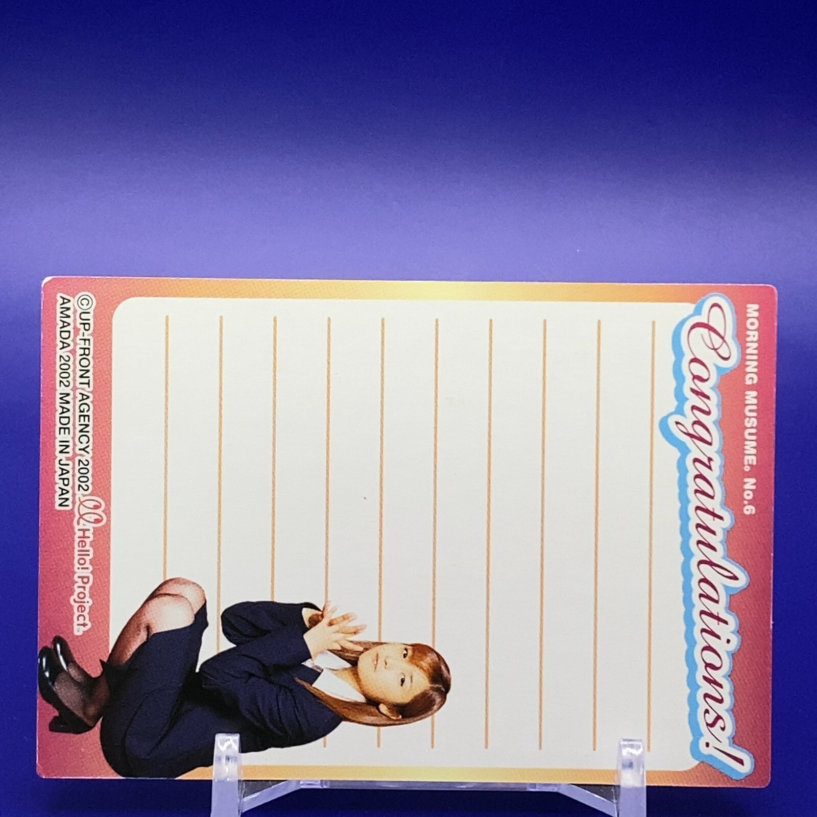 Rika Ishikawa Morning Musume Card No.6 Up-Front Agency Made In Japan F/S | eBay