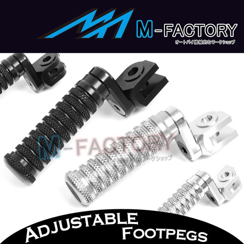 Billet Adjustable Riser Foot Pegs For Yamaha FZS 1000 Fazer 00-05 01 02 ...