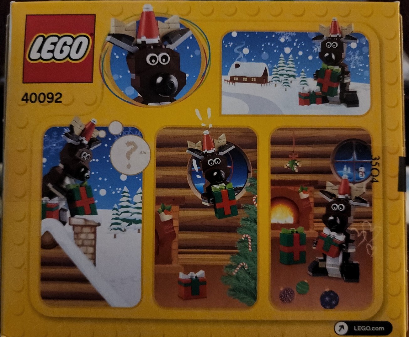 NEW LEGO 40092 Christmas Reindeer W/Packages Brand New Sealed Retired ...