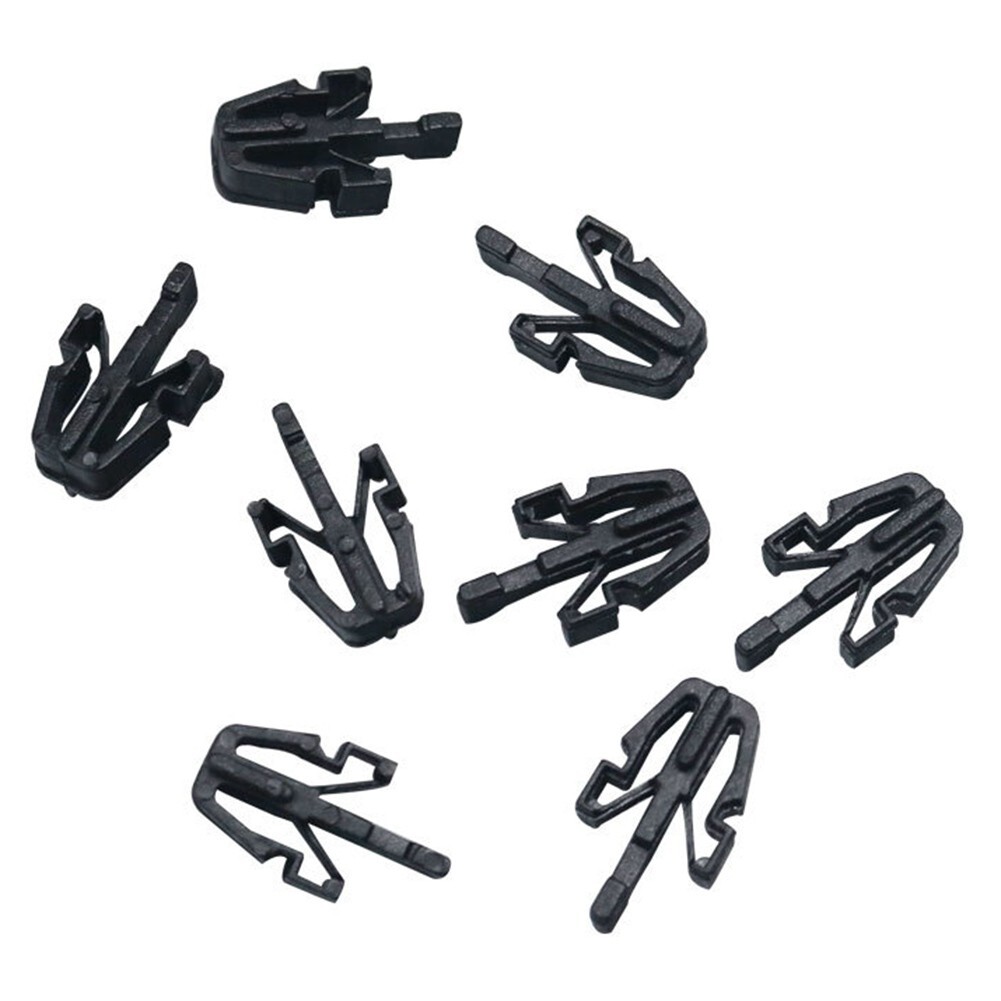 Easy Installation 50pcs Black Plastic Grille Retainer Clip for Radiator ...