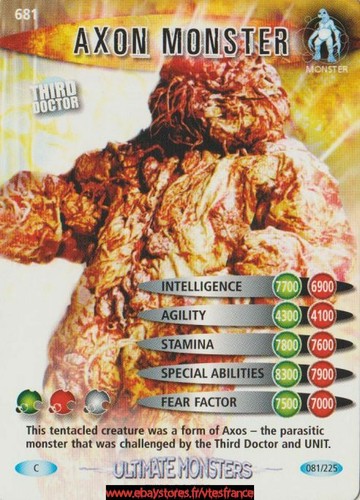 Doctor Who Battles in Time - 681 - Axon Monster / Ultim | eBay