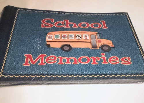 School Memories PHOTO ALBUM Book K-12 & FRAME Keepsake. NEW SEALED ...