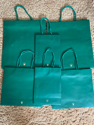💎👑Authentic Rolex Gift Bag/Rolex Shopping Bag💎👑2-Large 2-Medium... | eBay