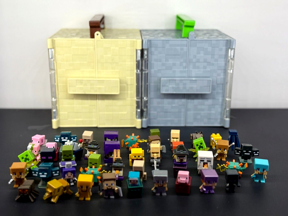 Minecraft Mini Figures Collector Cases Storage Cube 2014 Mattel 49 ...