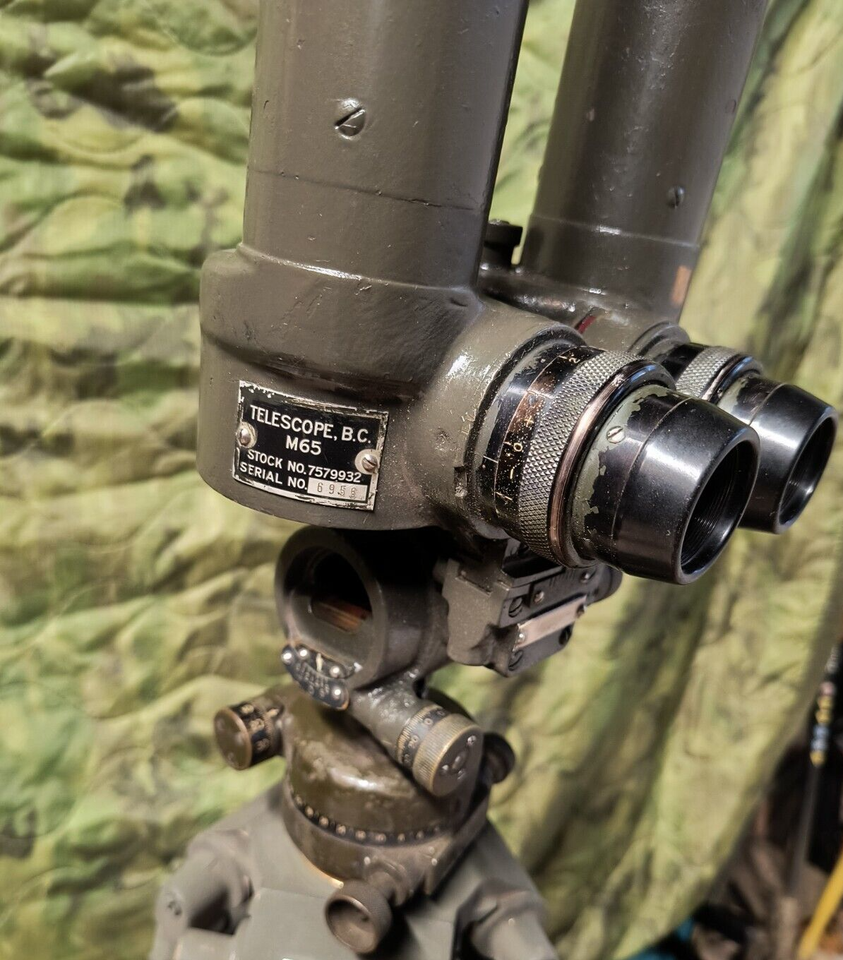 M65 Binocular Periscope Telescope Trench Artillery Battery M17 Tripod ...