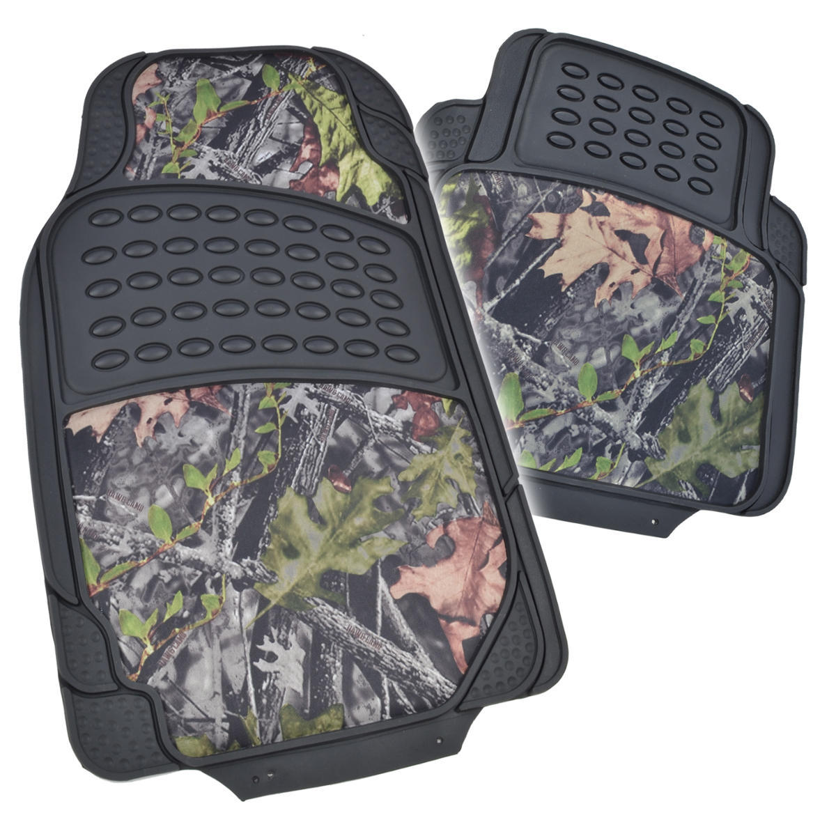 Camouflage Rubber Camo Floor Mats - All Types of Weather - 4 Piece ...