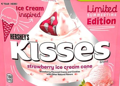 HERSHEY'S KISSES 20 Pounds Strawberry Ice Cr eam Chocolate Candy Bulk ...