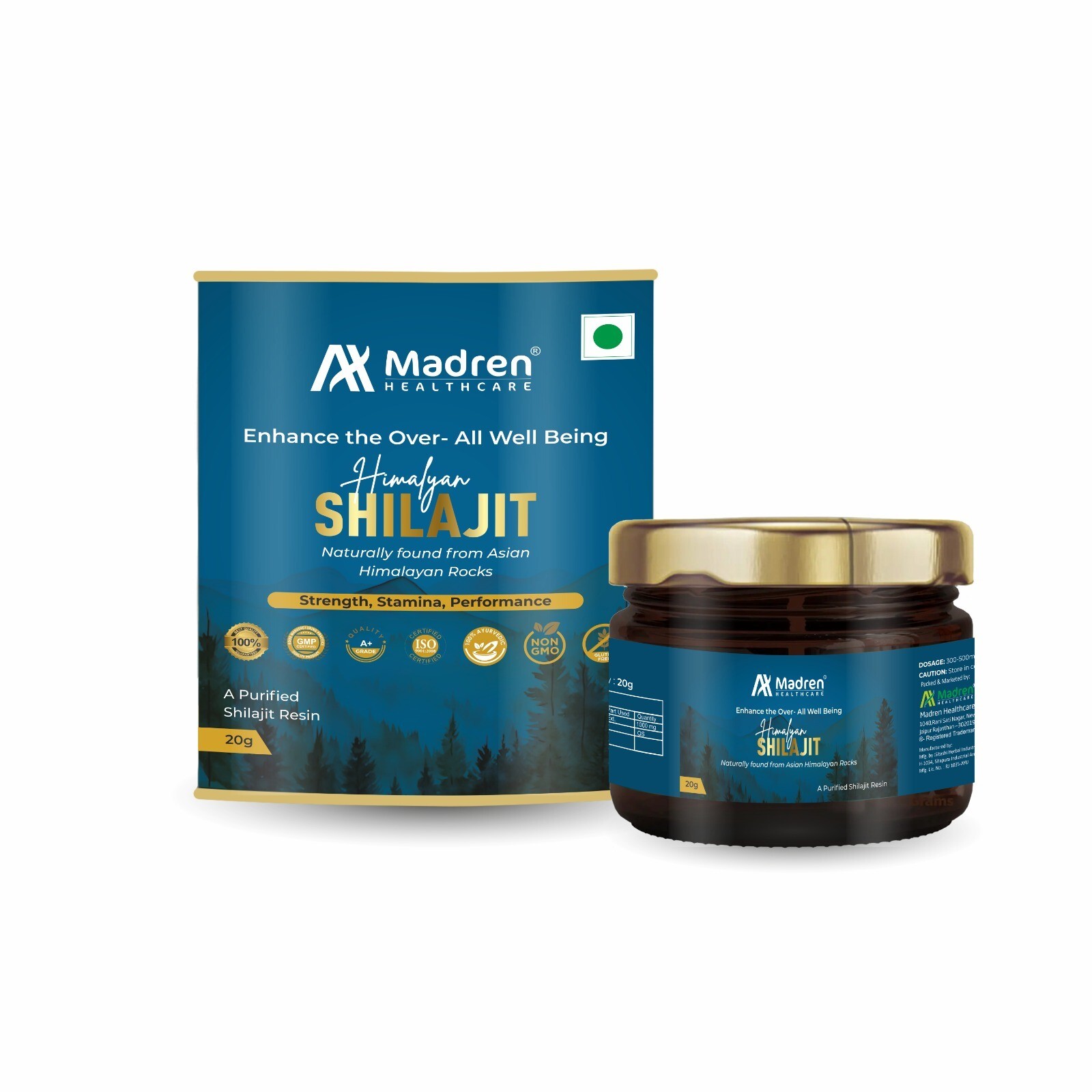 Himalayan Power Shilajit 100% Pure Organic Shilajit in Fresh Resin Form ...