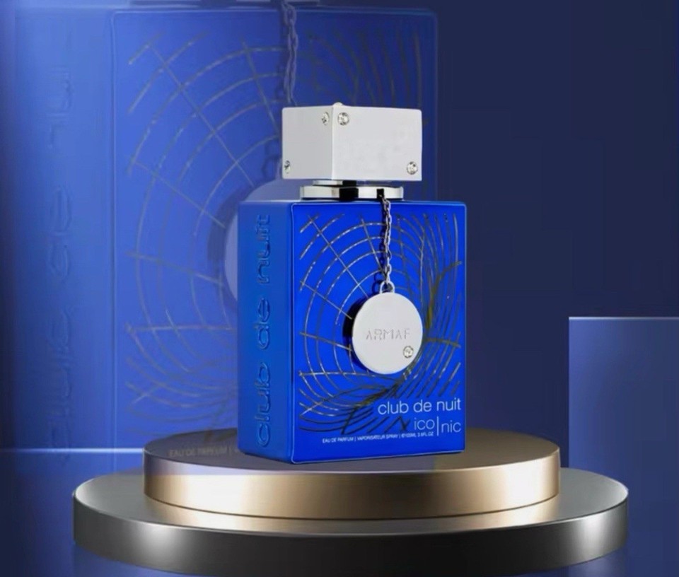 Armaf Club De Nuit Blue Iconic Eau de Parfum 3.6 oz Fresh Masculine ...