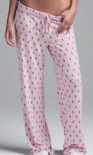 SKIMS Cherry Blossom Ginger Bread Straight Leg Sleep Pajama Pants 2X ...