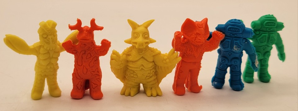 ULTRAMAN VTG 70s Monster Eraser Mini Figures Toys Kaiju Keshi Tokusatsu ...
