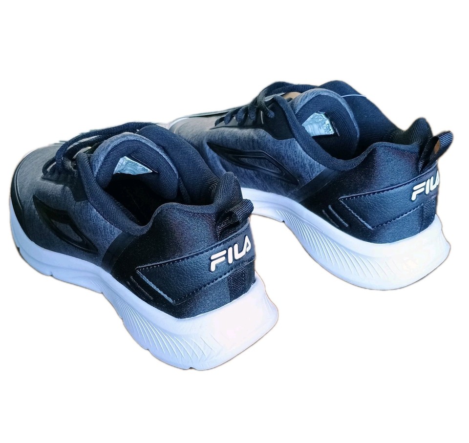 NEW FILA Memory Foam Running Athletic Shoe Grey Black Womens Size 8 ...
