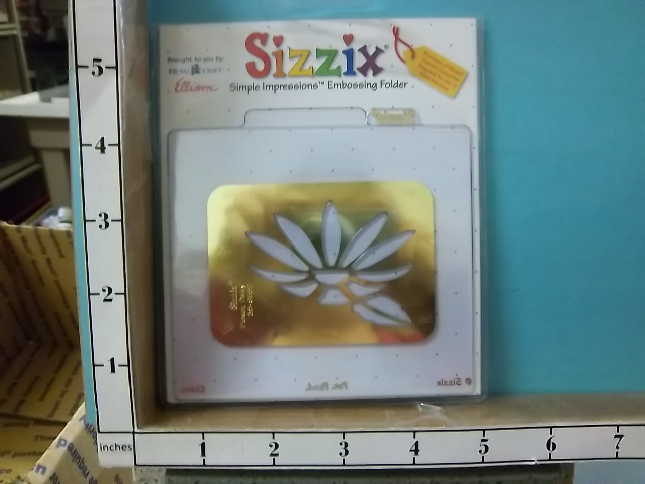Sizzix Simple Impressions Embossing Folders Flower Daisy Scrapbooking ...