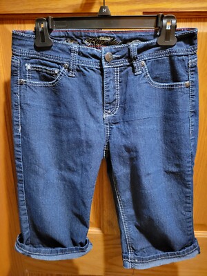 SIZE 6 ROYALTY Bling Dark Capris INVPV1146 | eBay