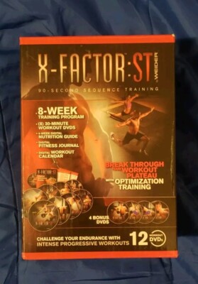 X-Factor ST Weider Complete 12 DVD 8 Week Workout Program, NEW | eBay