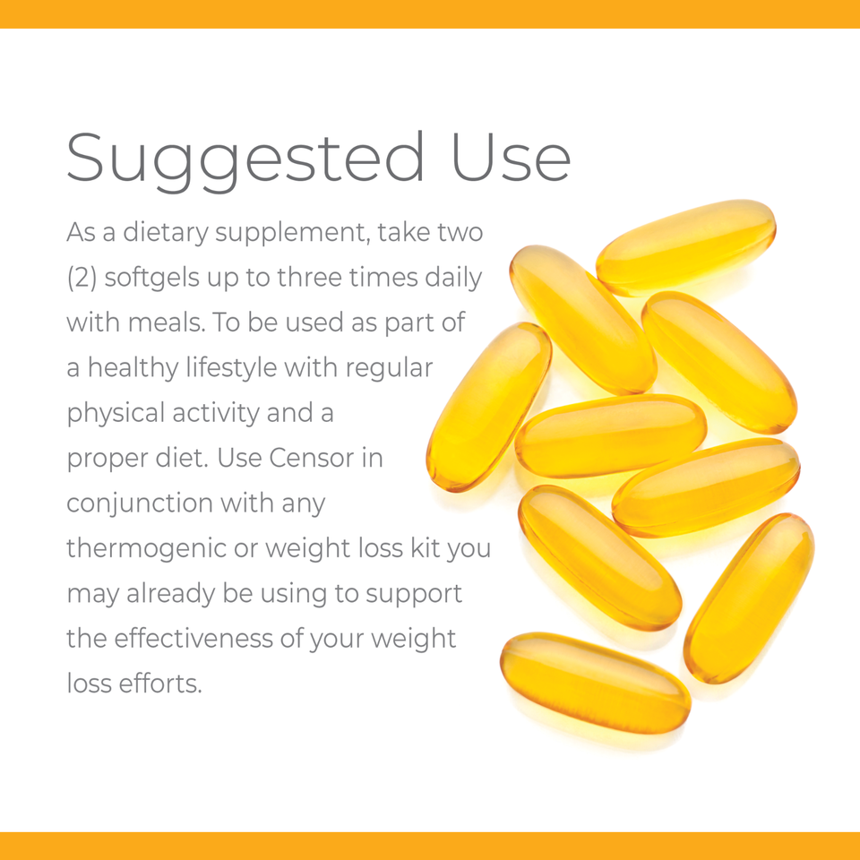 CENSOR Specialized Body Toning Supplement for Losing Inches - 90 ...
