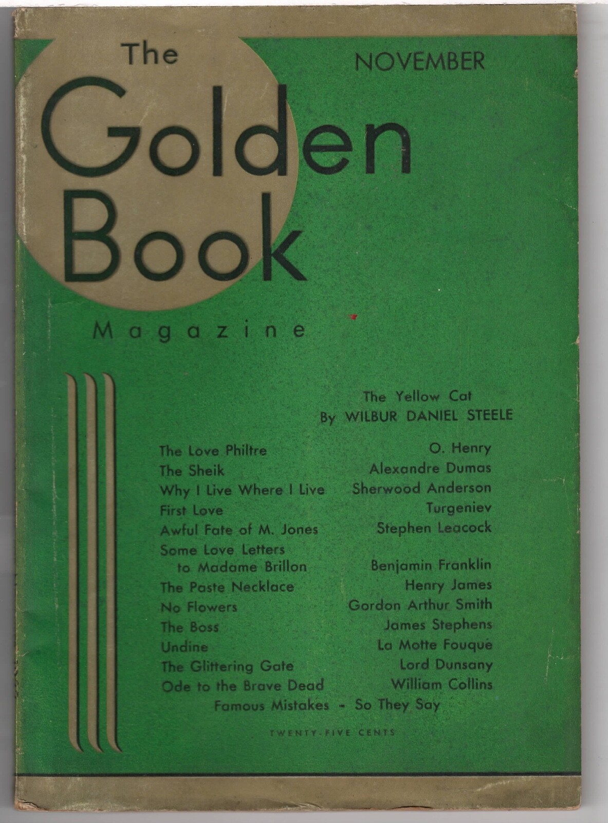 THE GOLDEN BOOK MAGAZINE November, 1932 ~ 2/5 | eBay