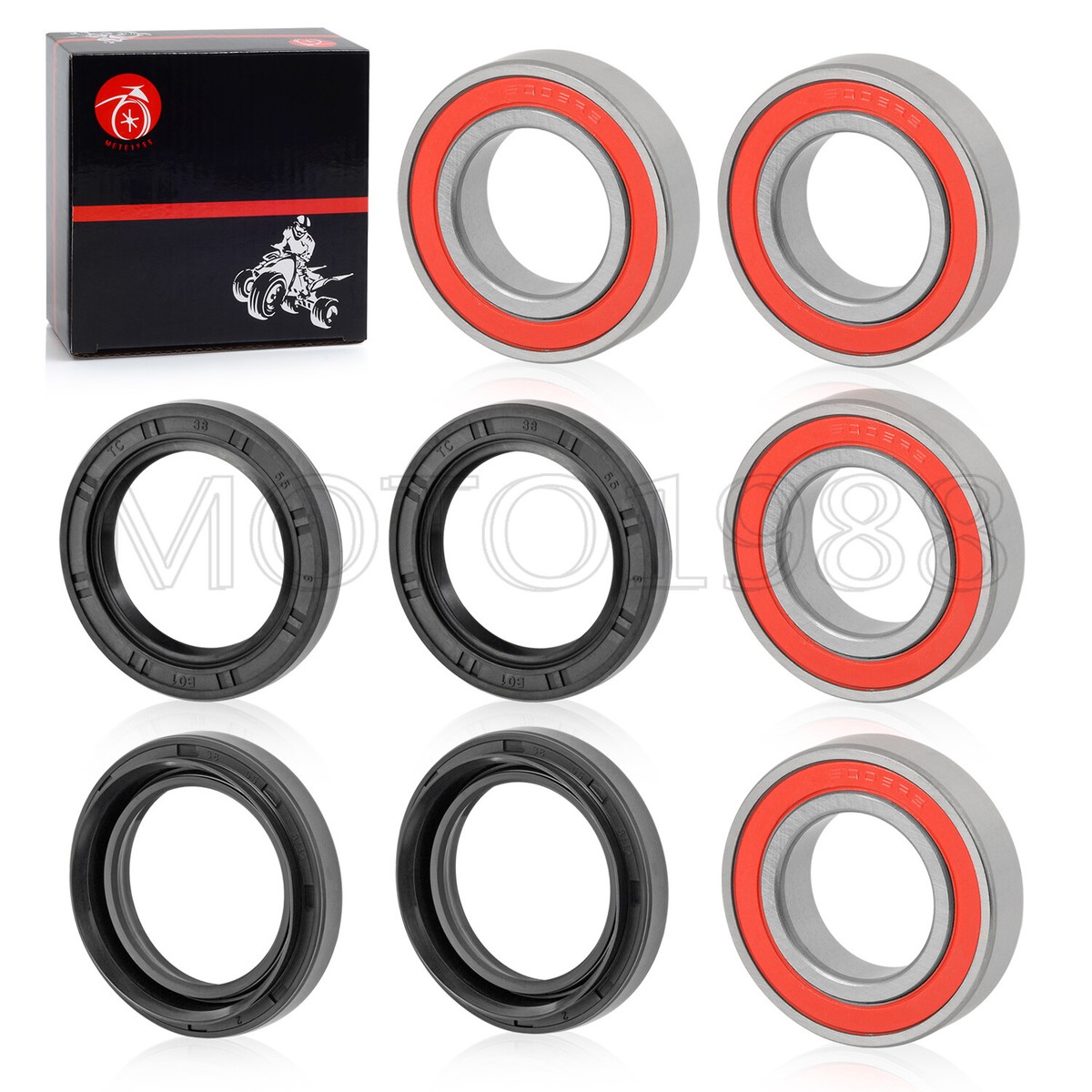 Yamaha Kodiak 400 Parts Front Wheel Bearing & Seal Kit For Yamaha ...