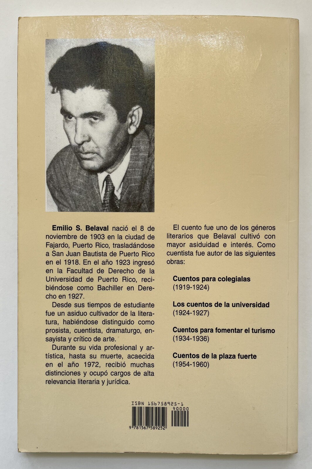 Emilio S Belaval Cuentos Para Fomentar El Turismo Puerto Rico Cultural ...