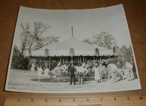 VTG Amusement Park Carousel Drive-In Movie Theater Salisbury NC old ...