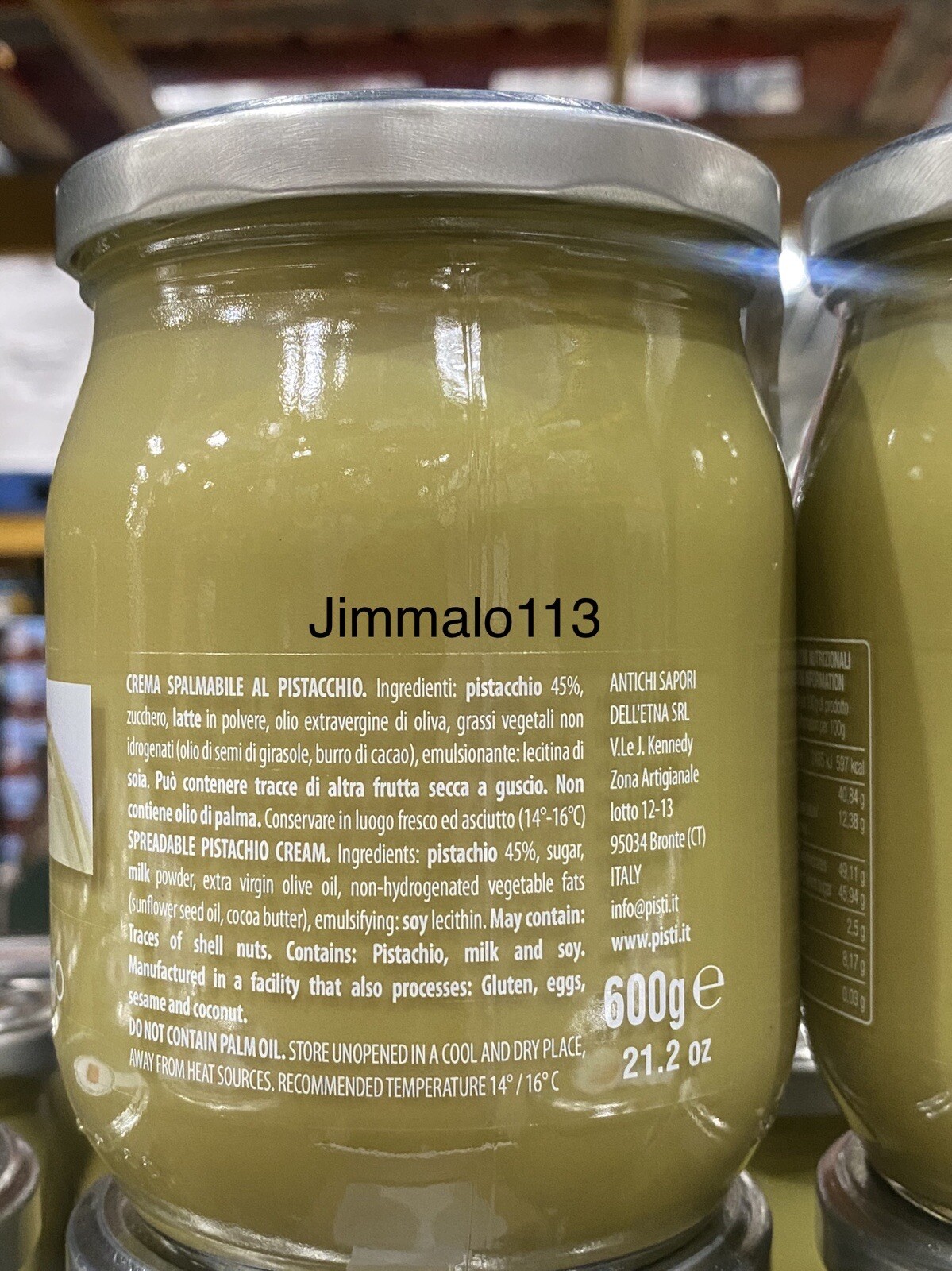 2 X Pisti Sicilian Pistachio Cream Spread Bread Baking Spreadable Paste ...