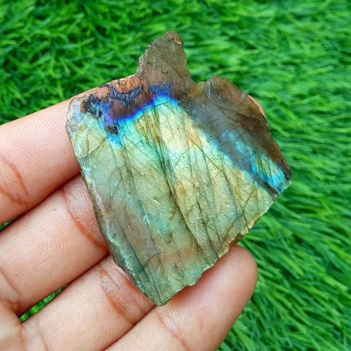 1 Pc Superb Natural Multi Labradorite Cabochon Loose Gemstone Slab ...