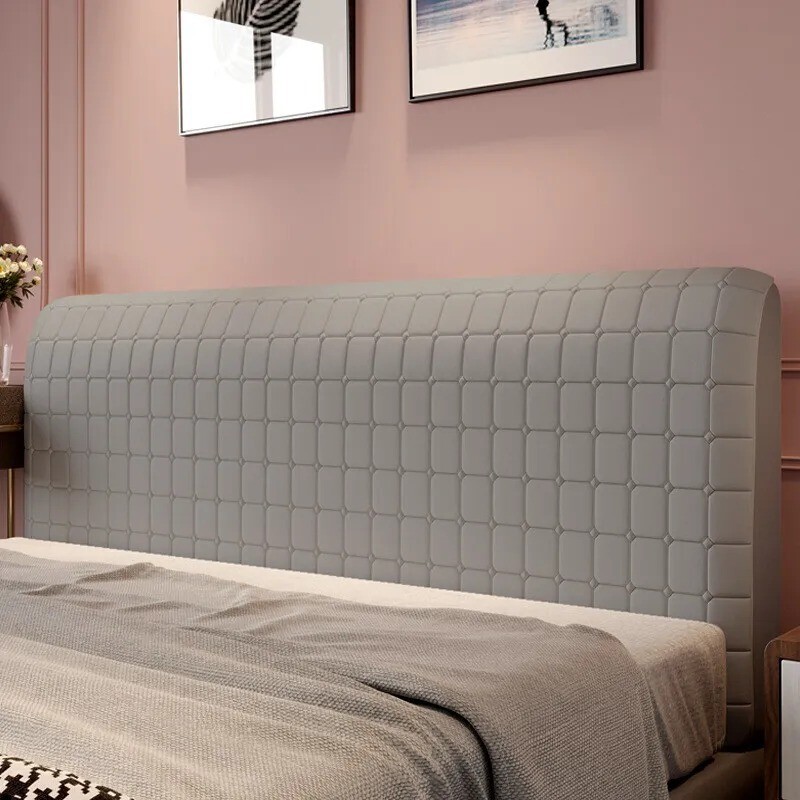 Luxury Quilted Headboard Cover Soft Bed Head Back Decor Protector ...