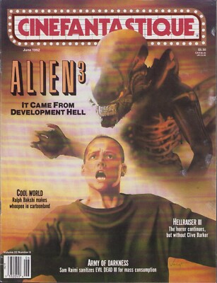 Cinefantastique June 1992 Alien 3 Hellraiser III Cool World VF Magazine ...
