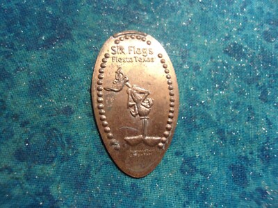 DAFFY DUCK SIX FLAGS FIESTA TEXAS Elongated Pressed Smashed Penny 10 | eBay