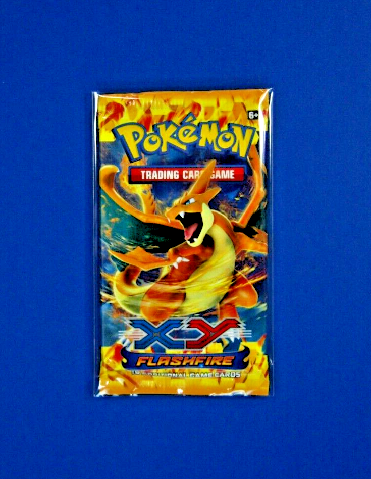 Pokémon TCG 2014 XY Flashfire Pack New Factory Hi-Line Sealed Rarities ...