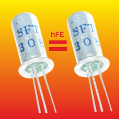 SFT308 MATCHED PAIR (hFE) GERMANIUM PNP TRANSISTOR 0.15W 0.1A | eBay