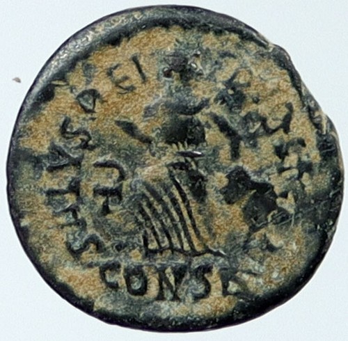 ARCADIUS 388AD Christian Symbol Victory Angel Genuine Ancient Roman ...