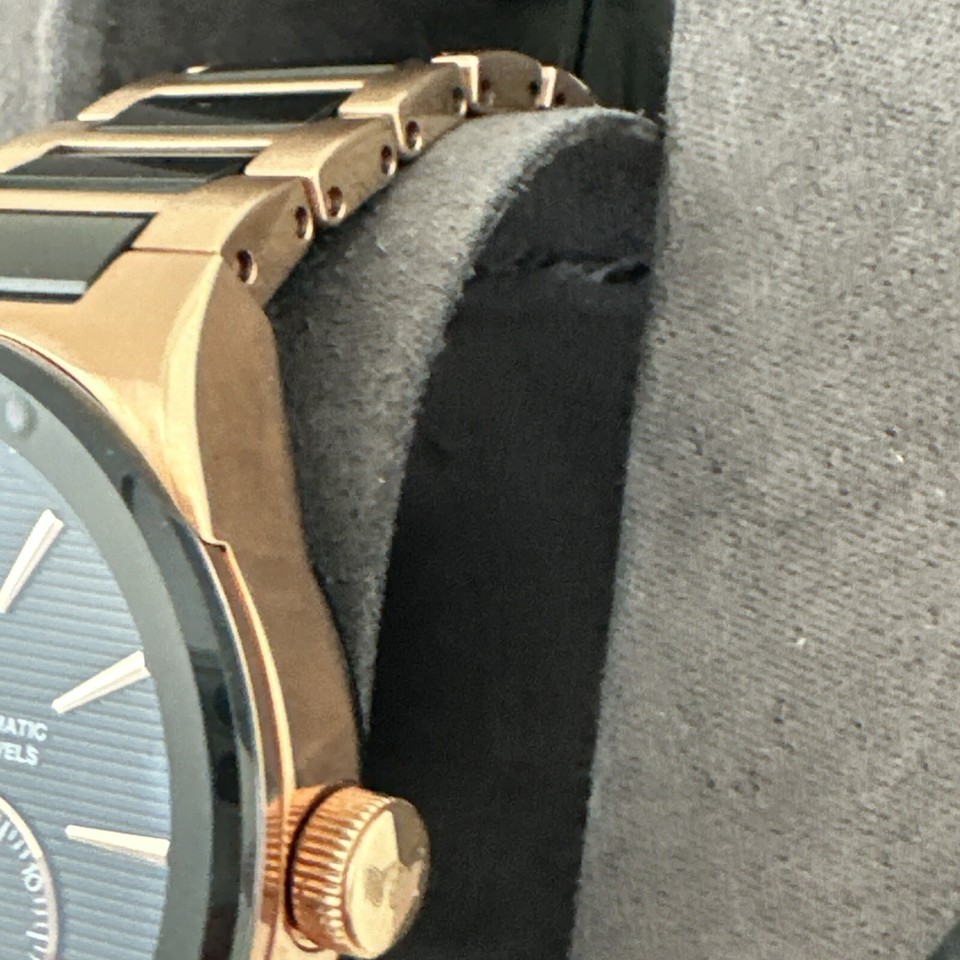 Bulova Latin Grammy Edition Rose Gold Automatic Watch 98A236 *6.5 Inch ...