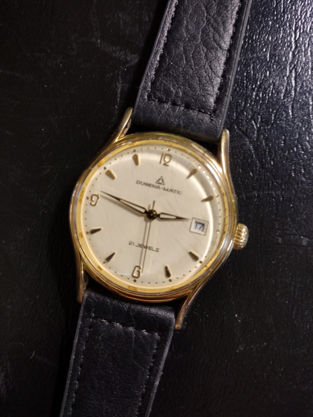 Vintage DUGENA DUGENA-MATIC" Mens Automatic 21 Jewels Limited Edition ...