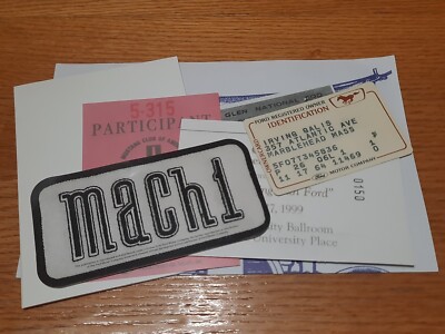 Lot of 7 Ford Mustang Reproduction Ticket Stickers Event Cards Etc | eBay