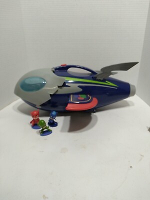 PJ Masks Super Moon Adventure Rocket Plane Ship Working Lights & Sounds ...