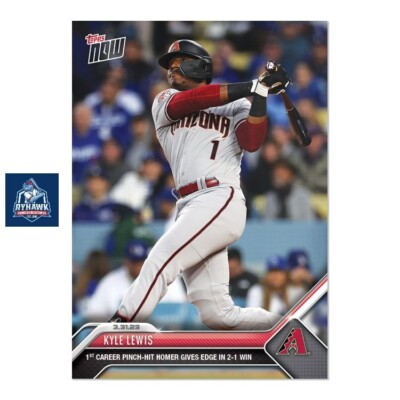 2023 Topps Now #15 Kyle Lewis Arizona Diamondbacks Pinch-Hit Homer In ...