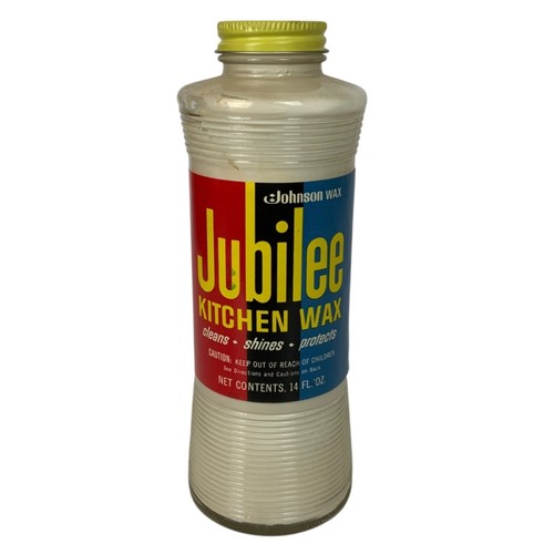 Vintage Jubilee Kitchen Wax 14 Fl Oz Bottle Cleaning Shine Surface ...