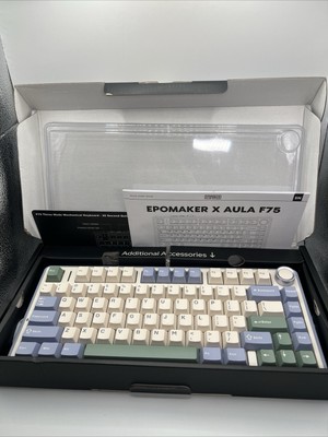 Epomaker x Aula F75 Three Mode Type-C Mechanical Keyboard 75% HotSwap ...