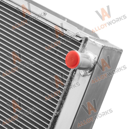 2 Row Aluminum Universal Racing Radiator 28"x19"x3" For Chevrolet GM ...