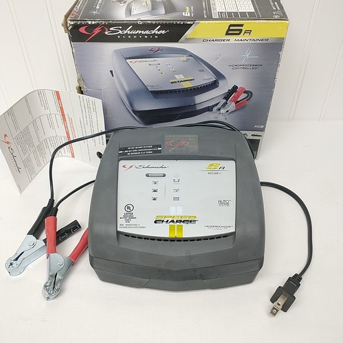 New Schumacher XC6 6v/12v Battery Charger Maintainer Automatic 6Amp ...