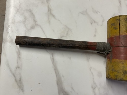 Vintage Antique Wood Mallet Hammer Rustic Primitive Country Farm Tool c ...