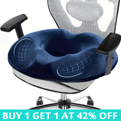 Donut Cushion Memory Foam Medical Ring Seat Pain Relief Orthopedic ...