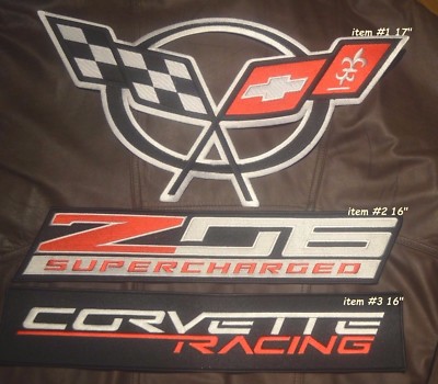 Corvette Racing SUPERCHARGED Z06 Iron-on Logo for RACING JACKET 16 ...