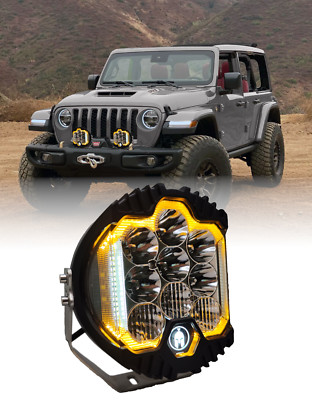 [GG 2ez] 5"/ 7" 1pcs LED Light Pods Spot Flood Combo Fog Lamp Lights ...